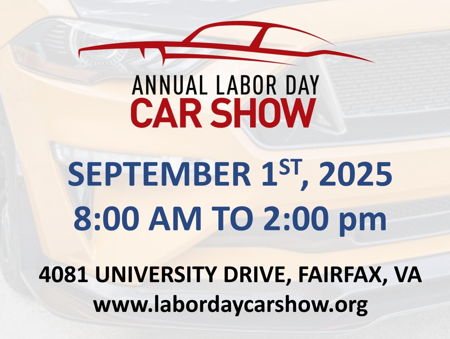 About the Show – The Labor Day Car Show